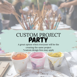 Book a Custom Project Party – Painted Pallet Studio